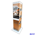 ELLIPTICAL DISPLAY WITH SHELF | Eclipse Print a. s.