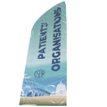 BEACH FLAG FLIPPER M WITH BASE | Eclipse Print a. s.