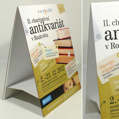 BOTH-SIDED SELF-STANDING DISPLAY | Eclipse Print a. s.