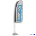 BEACH FLAG FLIPPER M WITH BASE | Eclipse Print a. s.